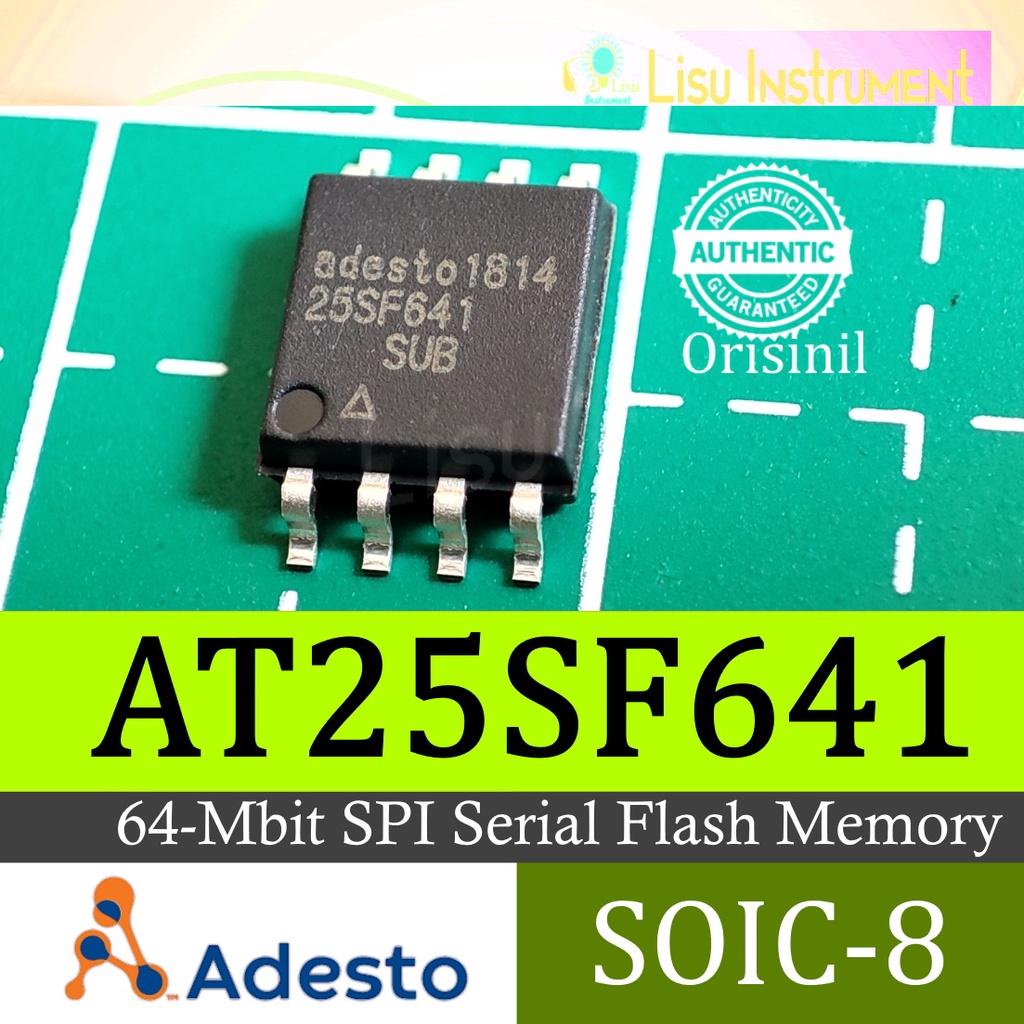 ORIGINAL AT25SF641 25SF641 64-Mbit SPI Flash Memory Series 8S4 - Adesto Technology | Shopee Malaysia
