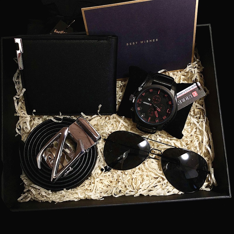 Ready Stock New Men's Gift Set Father’s Day Gift Surprise gift 100% ...