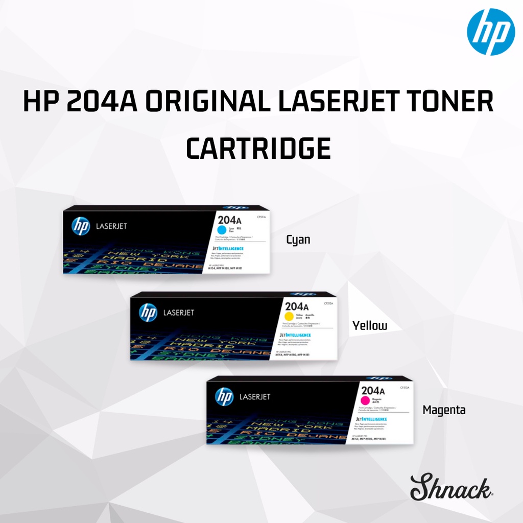 HP 204A ORIGINAL LASERJET TONER CARTRIDGE | Shopee Malaysia