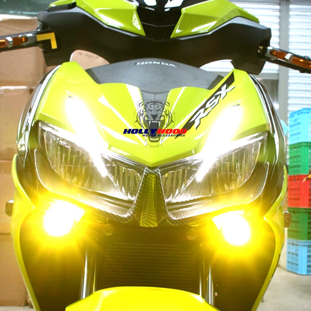 RSX RS-X150 SPOTLIGHT WINGLET LED PUTIH / KUNING LAMPU TEMBAK DEPAN ...