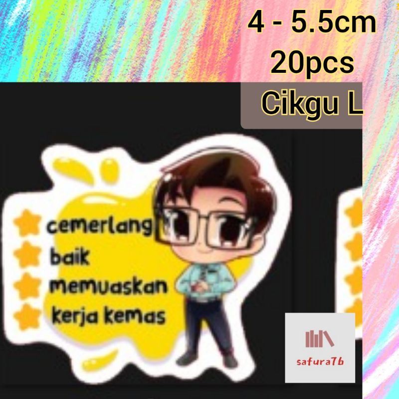 Motivational Sticker / Reward Stickers / Sticker Murid Guru / Pelekat ...