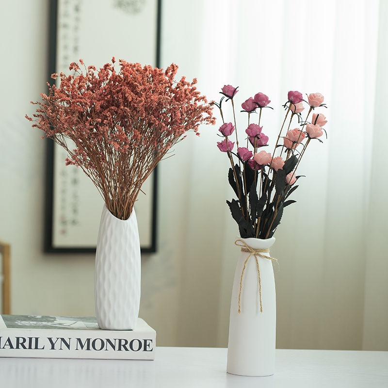 Pasu seramik moden yang sederhana, karangan bunga hidroponik kreatif ...