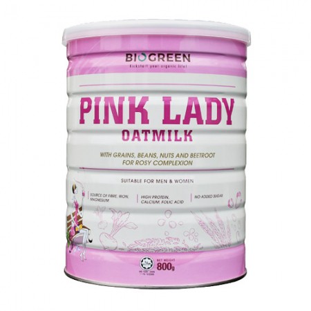 Biogreen Pink Lady Oatmilk 800g | Shopee Malaysia