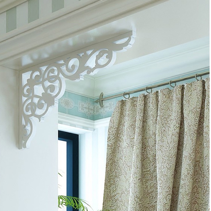 Decorative corner flower lace cutting door lintel european style simple ...