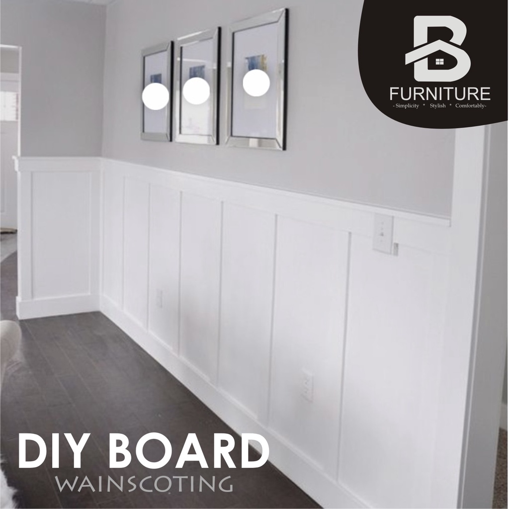 【Ready Stock】 Batten Wall / Shiplap/ Shiplap Wind Coating MDF/fluted ...