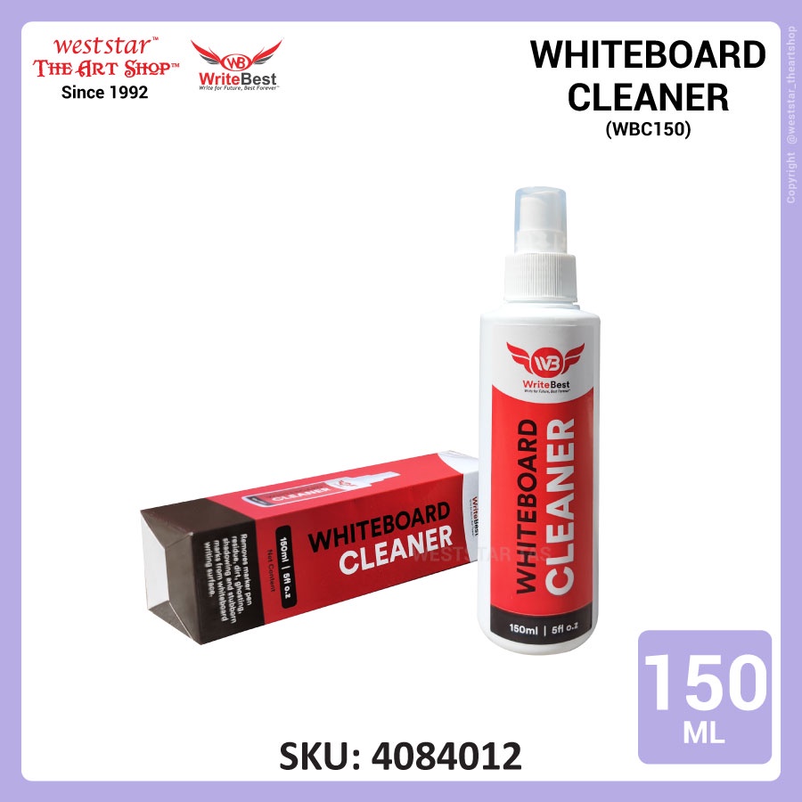 [Weststar TAS] Writebest Whiteboard Cleaner White Board Cleaner (WBS150 ...