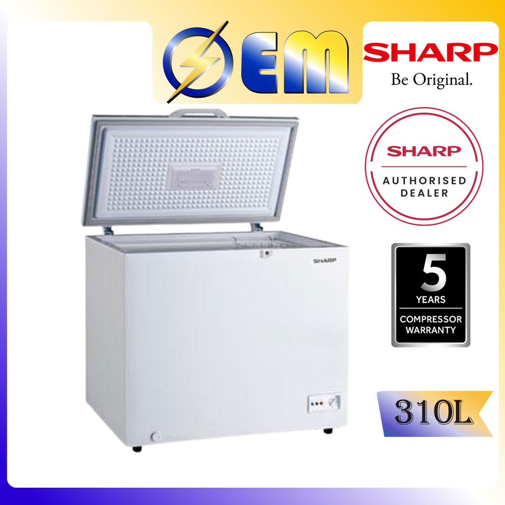 110L/160L/220L/310L/510L SHARP Express Freezing Chest Freezer Peti ...