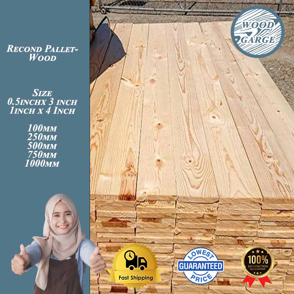 Recon Kayu Pallet Pine Woods Siap Ketam Macam Baru Panjang 1 Meter | 3inch | 4Inch | DIY ...
