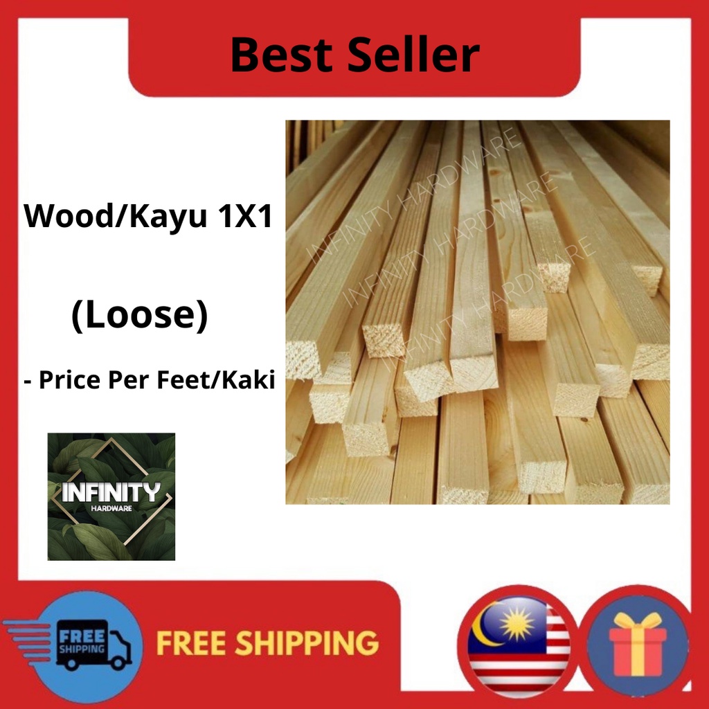 🌲Wood Stick🌲 Kayu 1x1 | Wainscoting Kayu | Kayu Pine | Pine Wood | Kayu ...