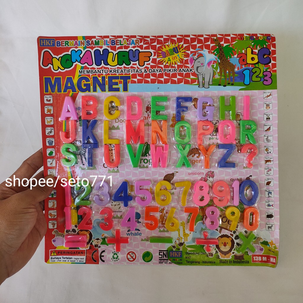Magnetic Alphabet Letters & Numbers Magnet Letters Numbers ABCD ...