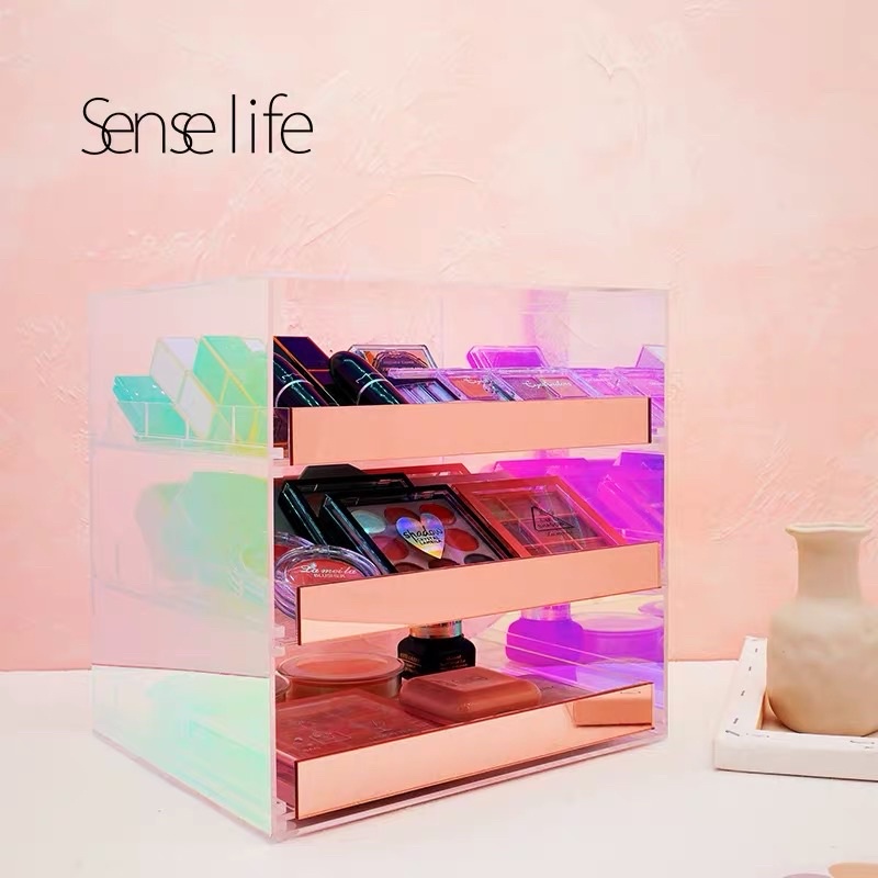 Holographic Organiser Box Drawer Storage (2-3 Drawer) | Shopee Malaysia