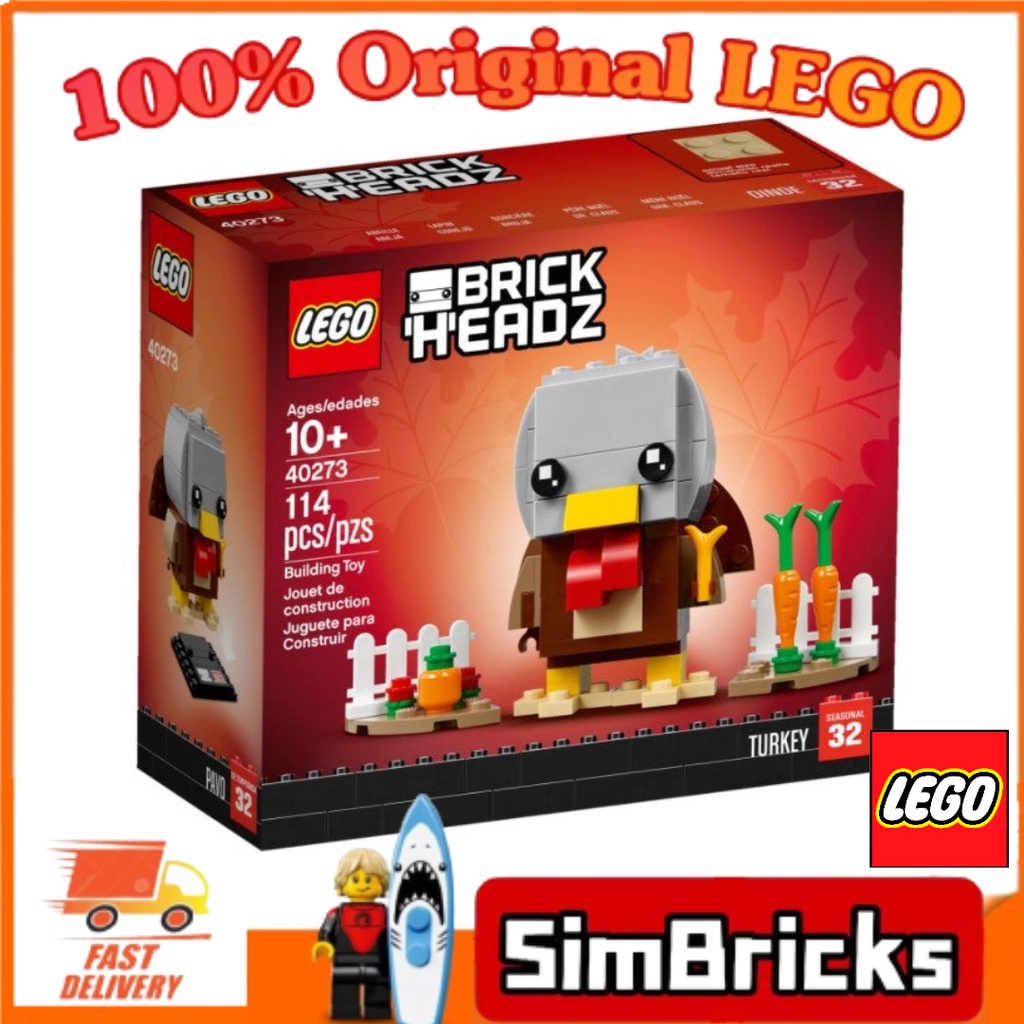 (SimBricks) LEGO 40273 BrickHeadz™ Thanksgiving Turkey | Shopee Malaysia