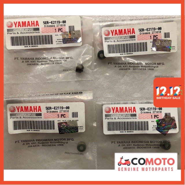 Yamaha SRL110 / SRL115 Lagenda Valve Seal Set 100% Original Yamaha ...