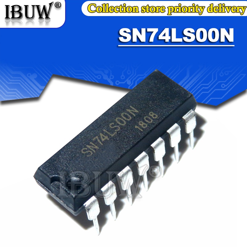 10PCS SN74LS00N DIP16 SN74LS00 74LS00N 74LS00 DIP Integrated IC ...