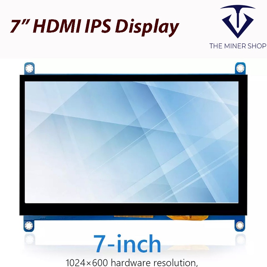 NEW 7 inch HDMI IPS TOUCH Display 1024x600 Monitor | Shopee Malaysia