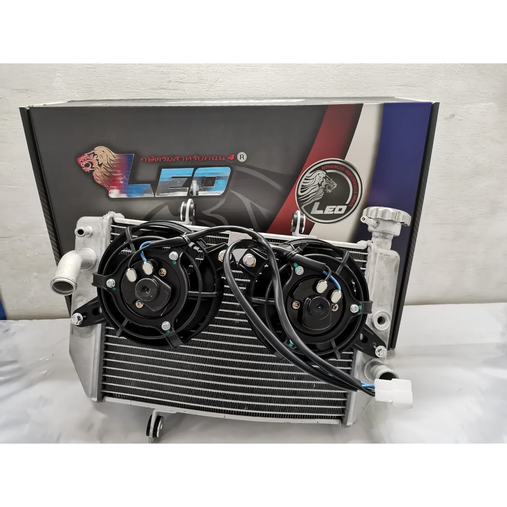 🔥 💯%ORIGINAL🔥LEO Y15ZR Racing Radiator Tangki Coolant 2pcs Kipas Besar ...