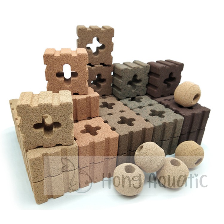 🔥Ready Stock🔥5pcs Colours Nano Tech Bio Block Filter Media Biological ...