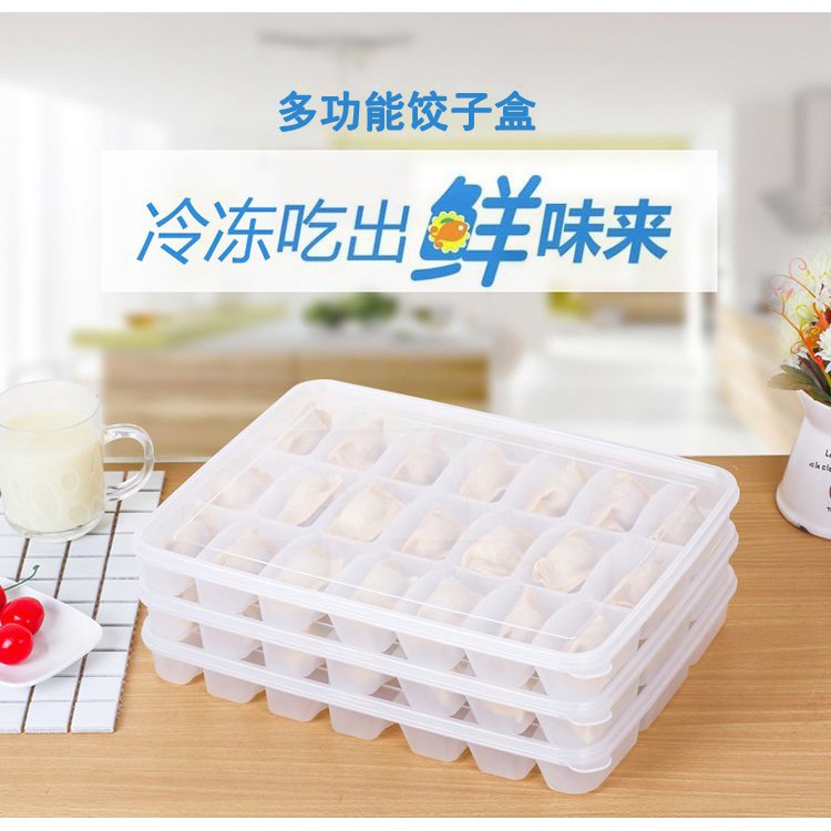 Dumpling Storage Box or Single-layer Frozen dumplings food container ...