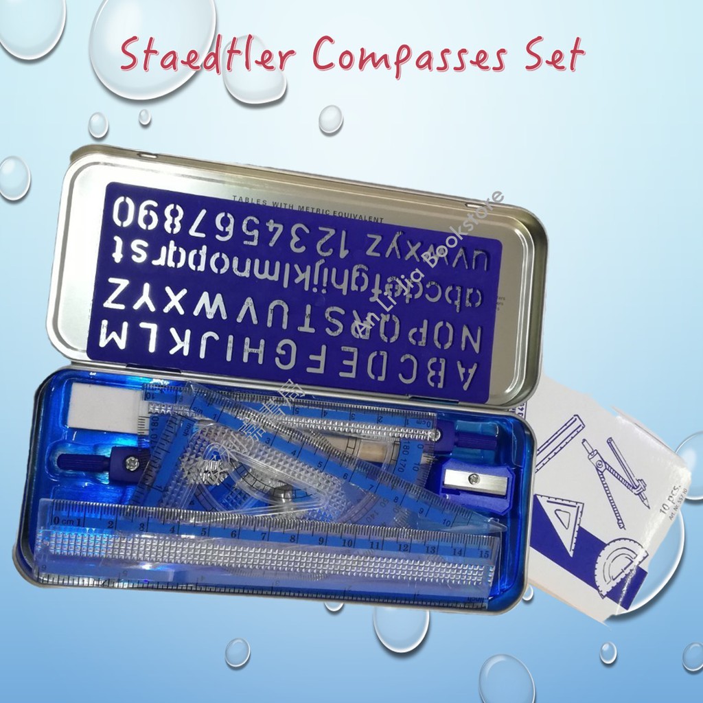 Staedtler Noris Math Set/Geometry/Jangka Lukis | Shopee Malaysia