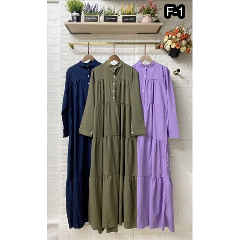 😱🔥DRESS BERTINGKAT PREMIUM BERTALI🔥 | Shopee Malaysia