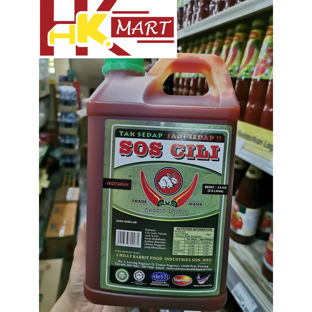 Cap Arnab Sos Cili 3.6kg | Shopee Malaysia