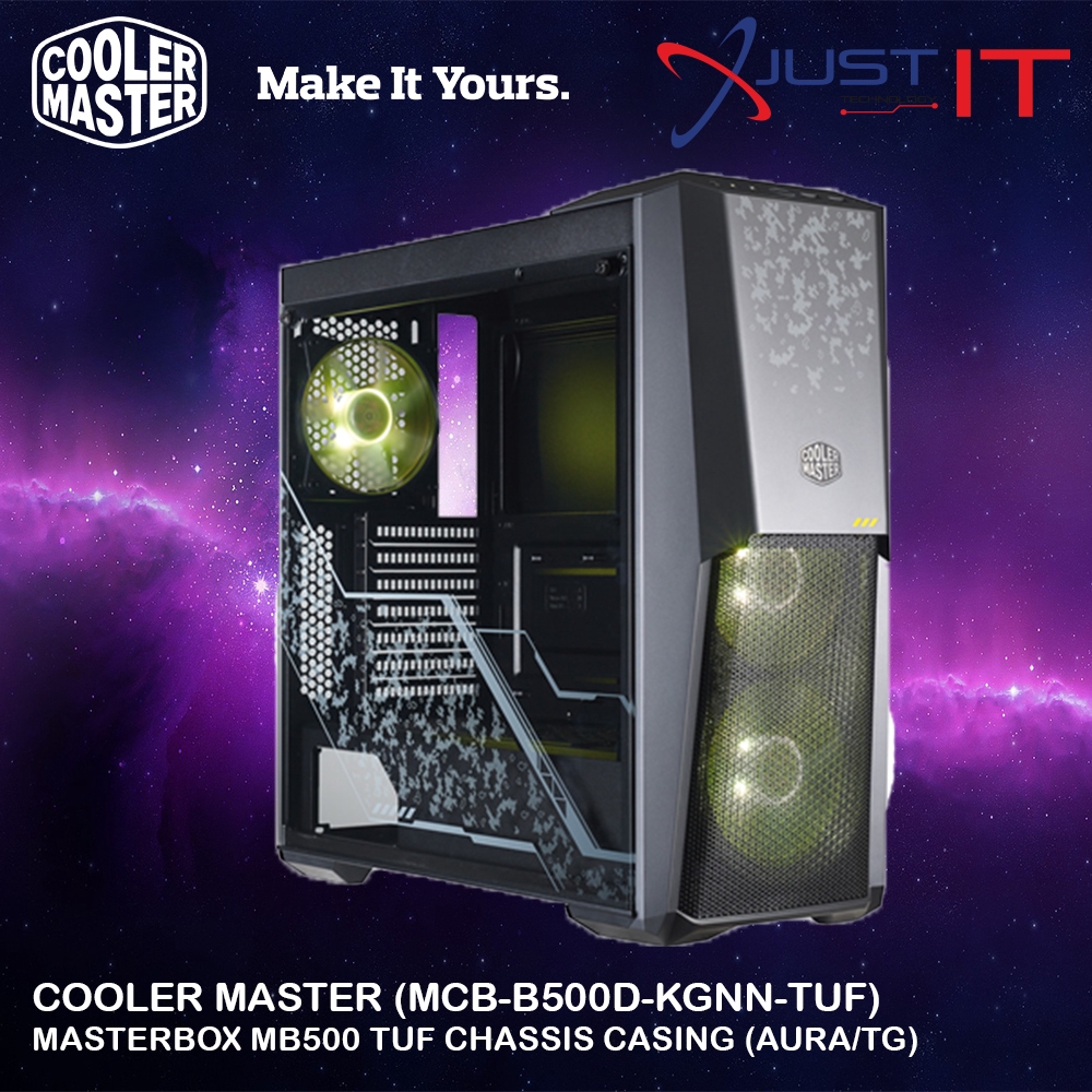 Cooler Master Masterbox Mb500 Tuf Edition Atx Chassis Casing | Shopee ...