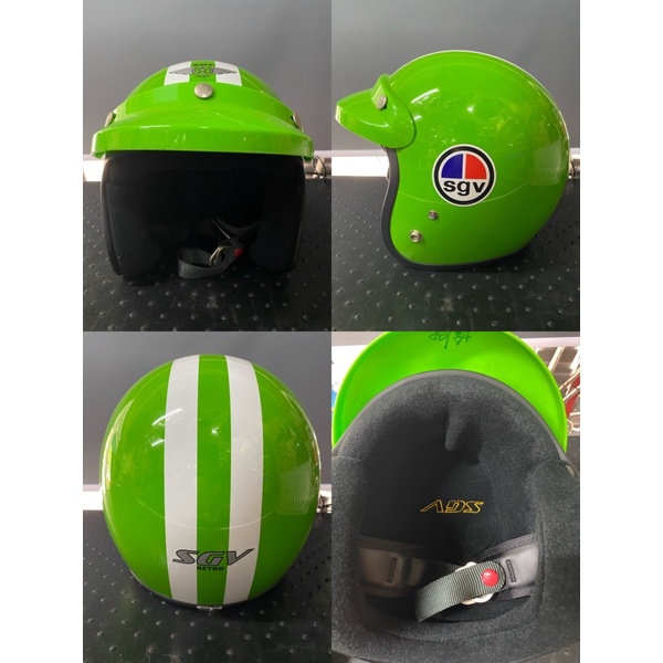 ((LIMITED EDITION ))SGV 99 HELMET TRENDY GREEN SIZE (L) 100% ORIGINAL ...