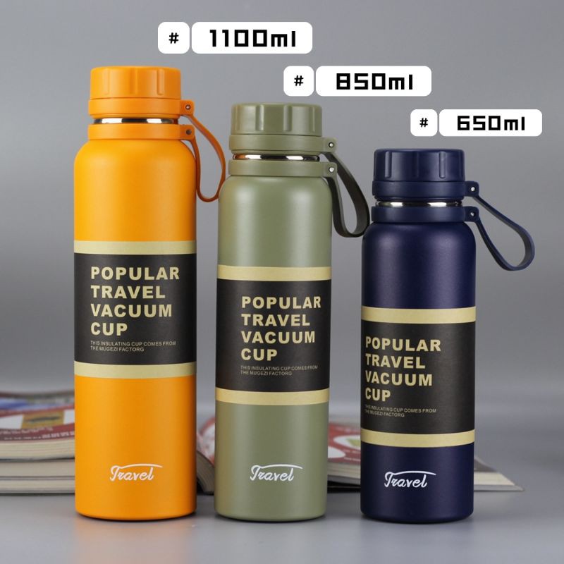 Stainless steel Thermos Vacuum Cup Vacuum Tumbler Bottle Insulate Water bottle 650ML 850ML ...