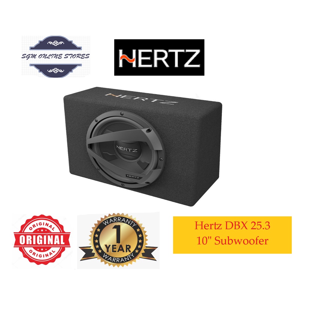 Hertz DBX 25.3 – 10inch Subwoofer Sub Box | Shopee Malaysia