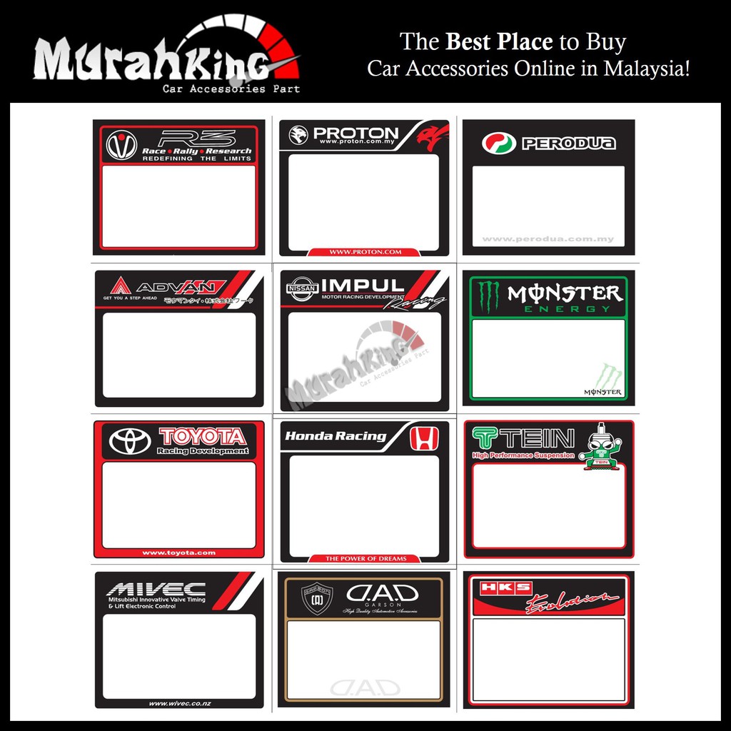 Universal Car Road Tax Roadtax Sticker | Shopee Malaysia