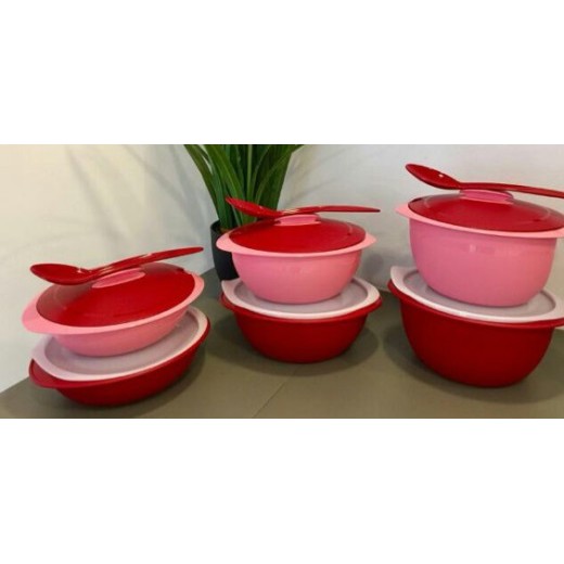 Tupperware Insulated Server Set With Spoon-1.5L, 2.5L & 3.5L | Shopee ...