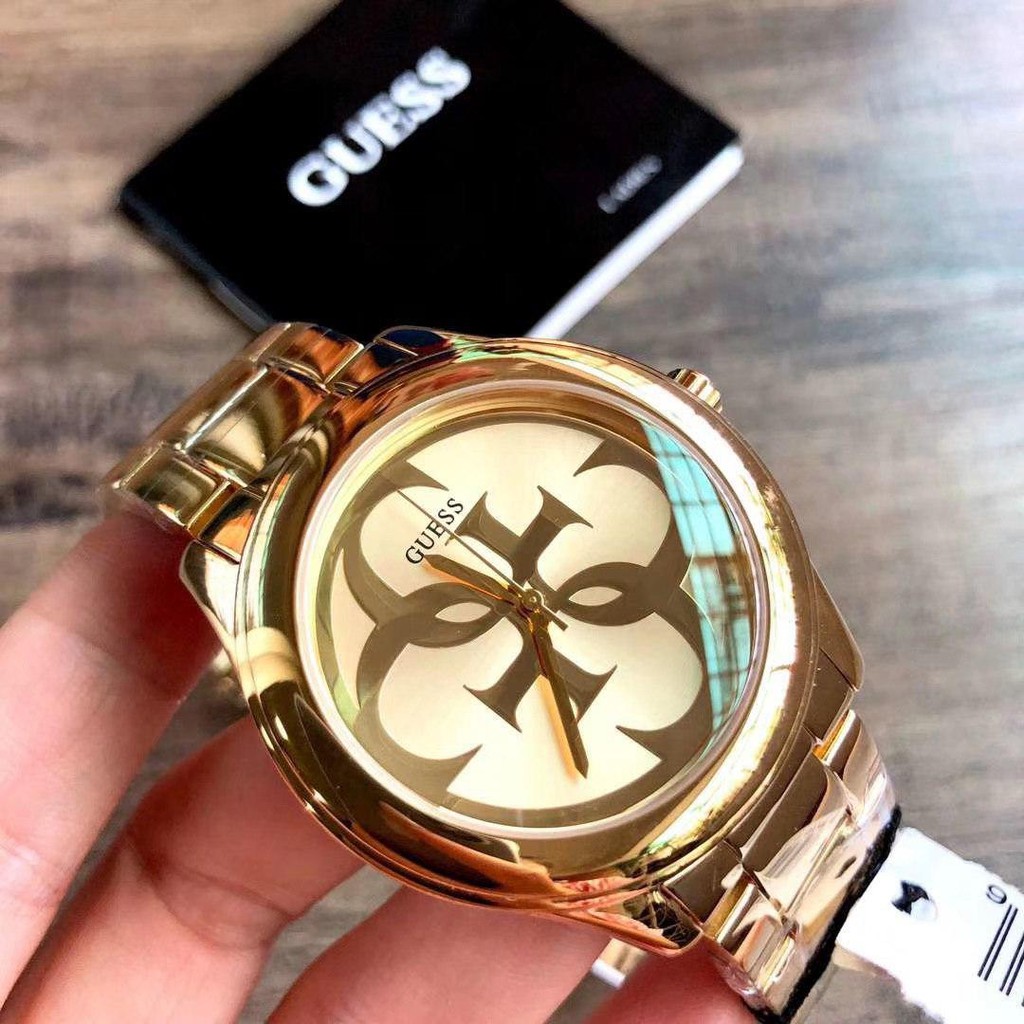 ORIGINAL GUESS G-TWIST GOLD LADIES W1082L2 | Shopee Malaysia
