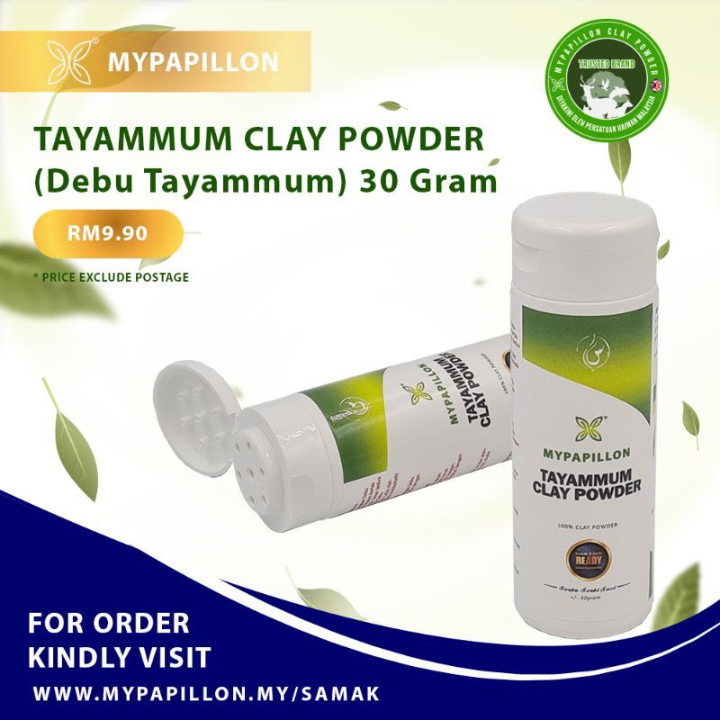 Samak Sertu - Debu Tayammum - 3 Botol x 30 Gram | Shopee Malaysia