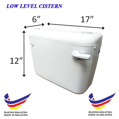 Low Level Vinyl Eco Cistern Lift Up Valve 6L Complete Set / Low Level ...