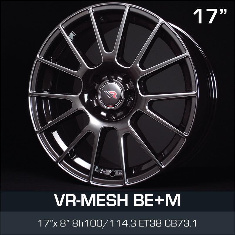 AD 17 inch 8JJ 4X100 4X114.3 ET38 ORI CAR SPORT RIMS WHEELS VRMESH ...