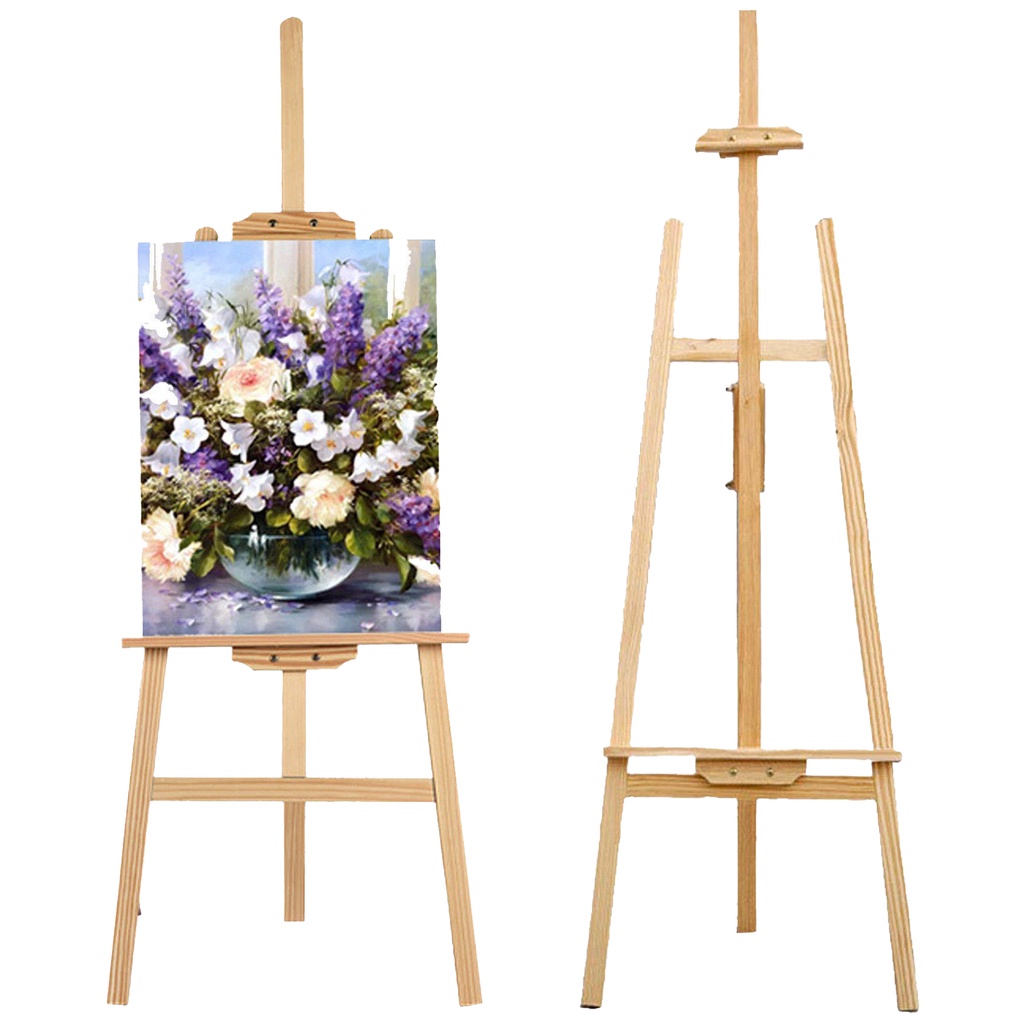 (70,90,120,150,175)cm Pine Wooden Easel Stand Art Sketch Drawing Stand ...
