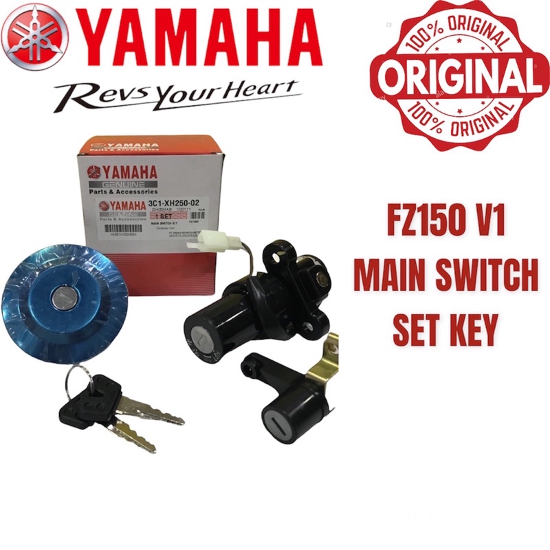 YAMAHA FZ150 V1 (3C1) MAIN SWITCH SET/ KUNCI SET/ KEY SET | Shopee Malaysia