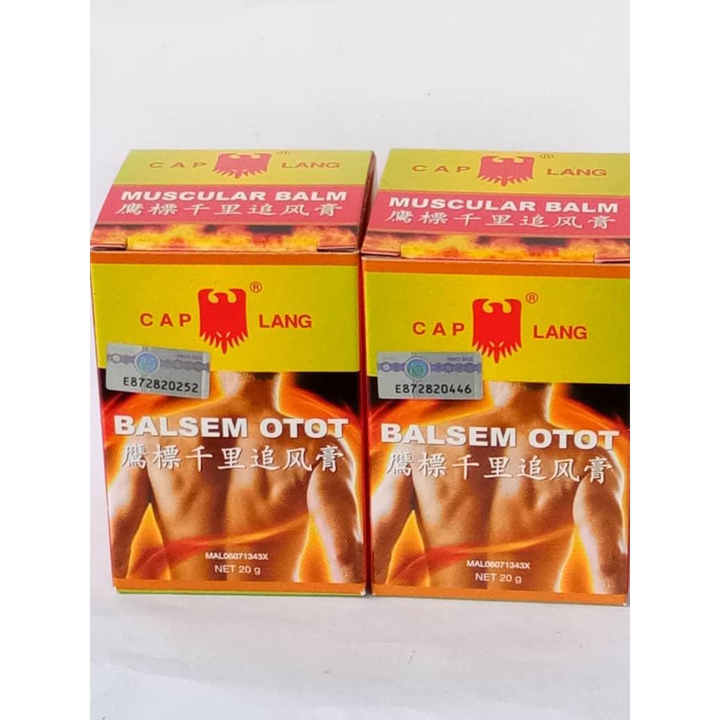CAP LANG MUSCULAR BALM 20G | Shopee Malaysia