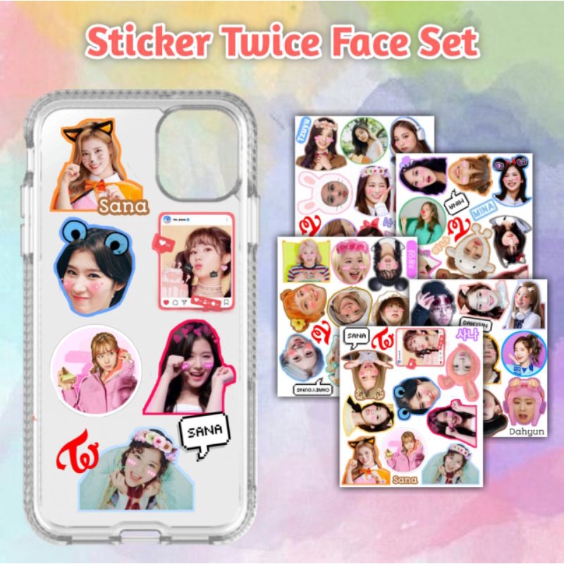 Twice Kpop Cutting Member Sticker Set Momo Nayeon Jihyo Mina Sana ...