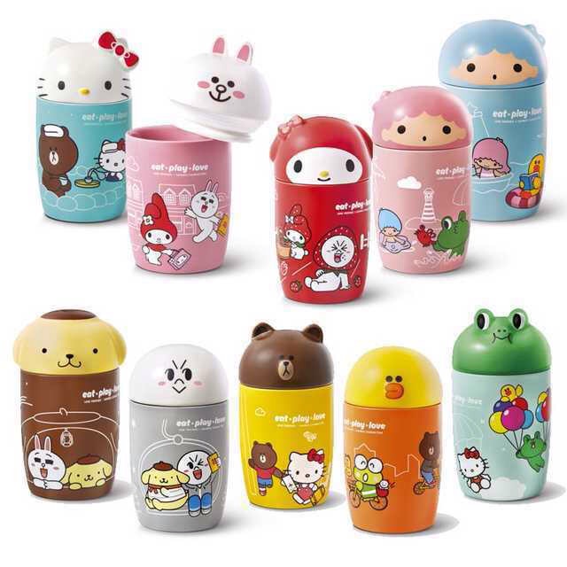 LINE FRIENDS x Sanrio Characters Ceramic Mug | Shopee Malaysia