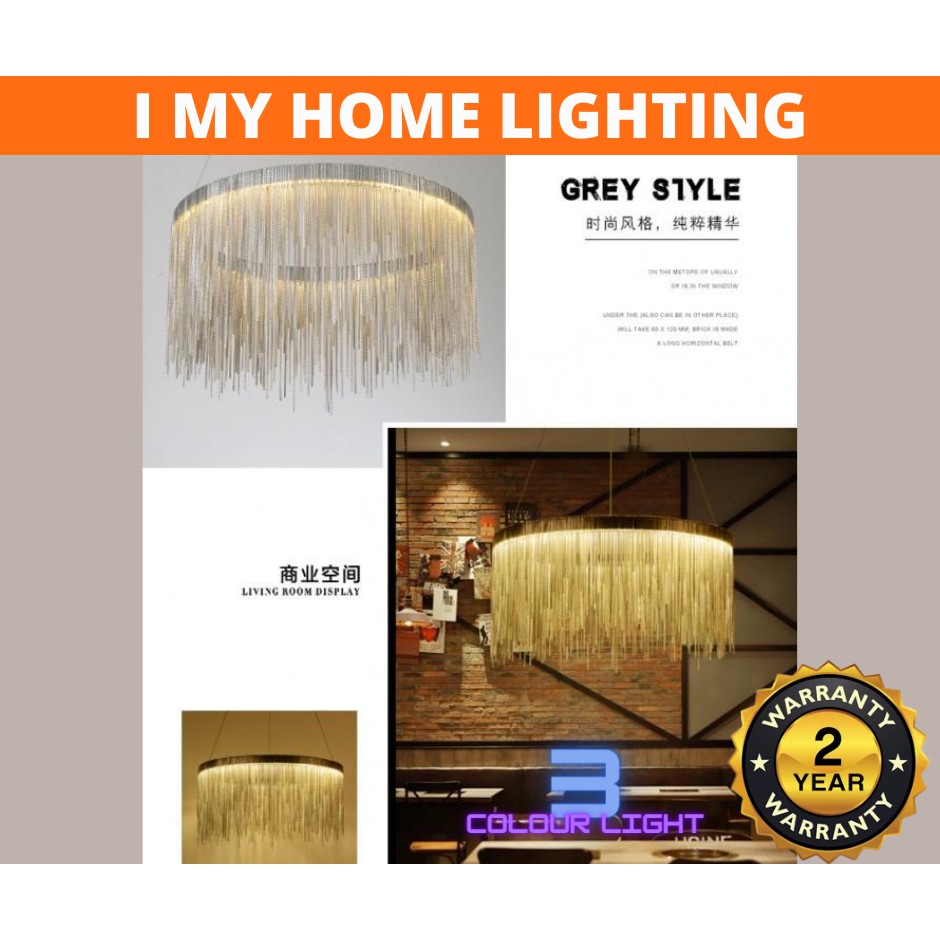 Osram LED Chrome chain Modern Stylist single layer designer collection ...