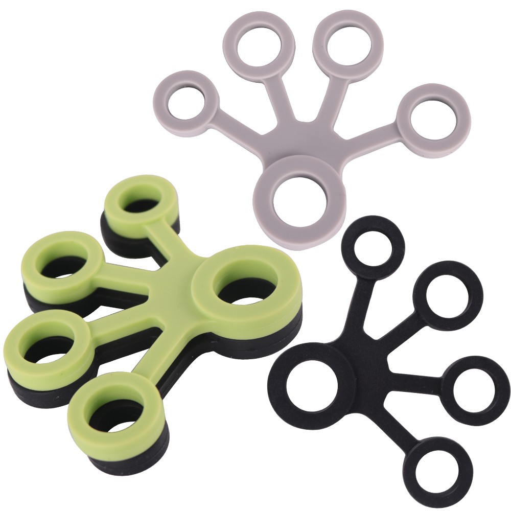 1PC 3levels Finger Strength Exerciser ECO Silicone Ring Gripper ...