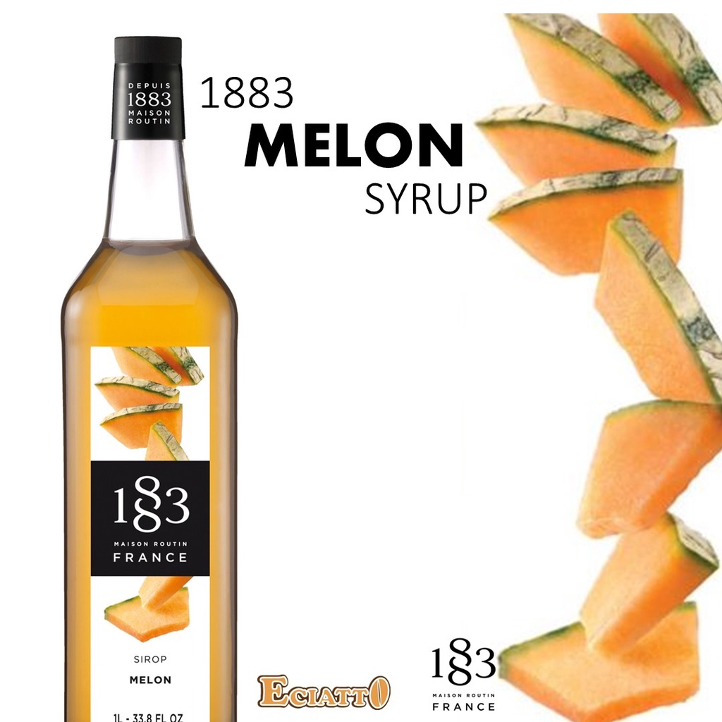 1883 MAISON ROUTIN 1883 Melon Syrup For Sparkling Juice Kordial Air ...