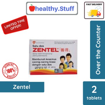 Zentel Tablet 2s [READY STOCK FAST SHIPPING] | Shopee Malaysia
