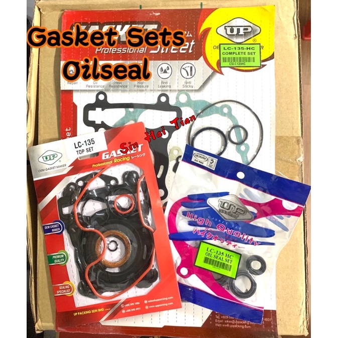 LC135 4S LCNew LC 5SPEED Gasket Complete Top Sets Oil Seal Sets ...