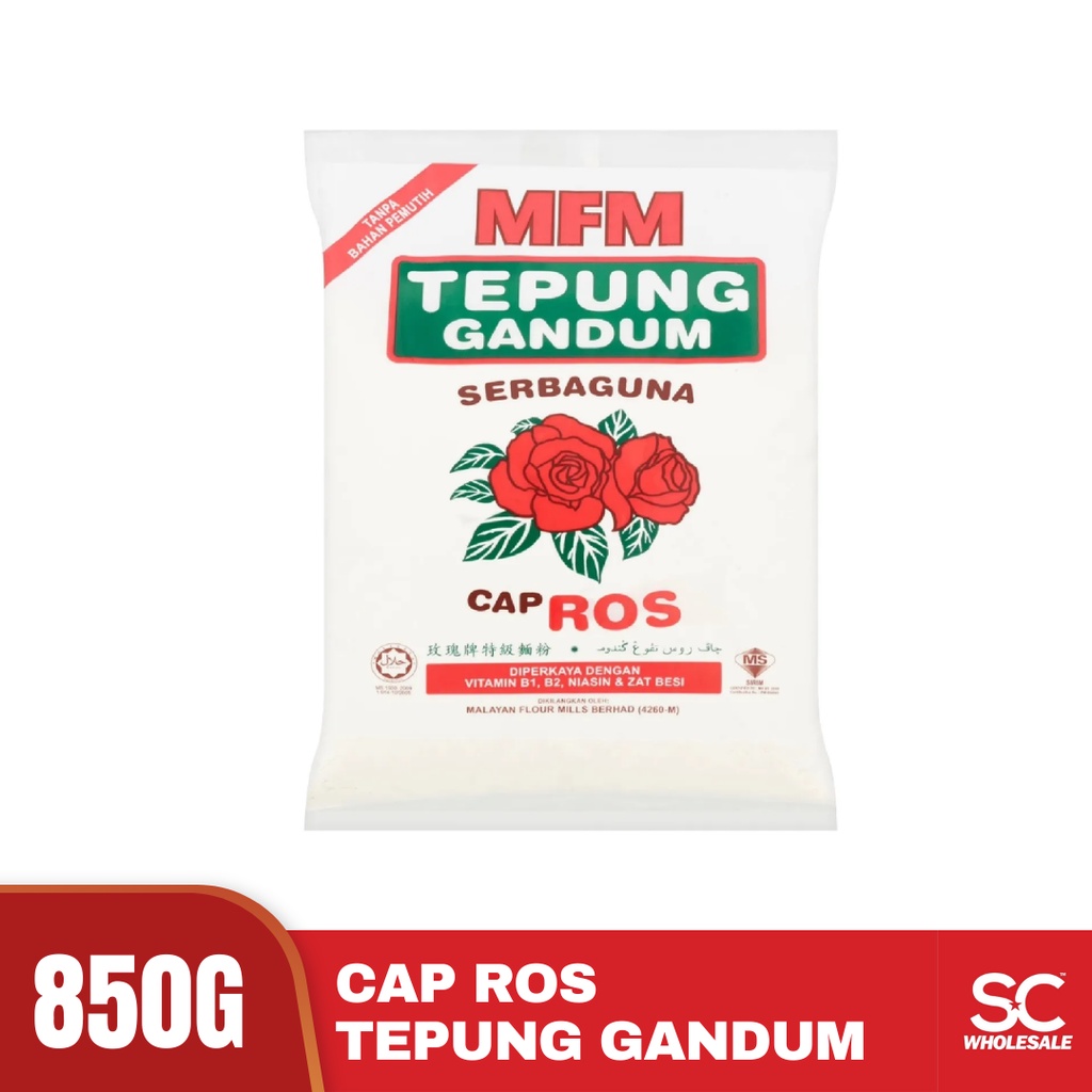 Cap Ros Tepung Gandum Flour 850g | Shopee Malaysia