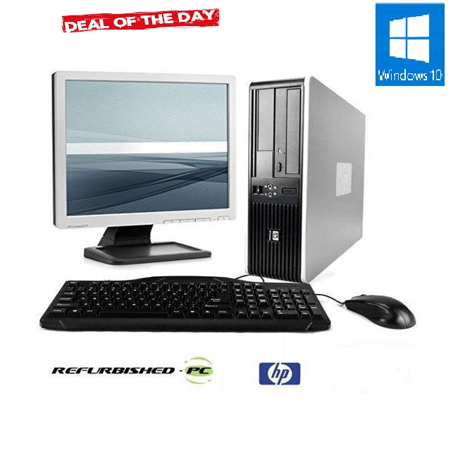Home / office use komputer -HP Pro 6300 / elite 8300 sff computer set ( with 17 inch lcd monitor ...