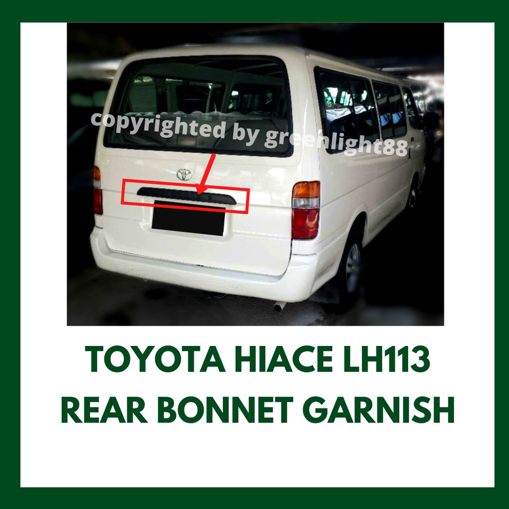 TOYOTA HIACE LH113 REAR BONNET GARNISH (ASSY) | Shopee Malaysia