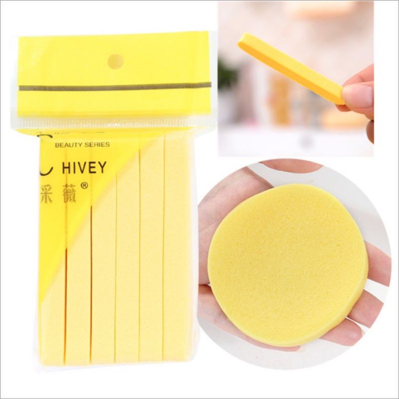 (Expanded Foam) Chivey Compressed Facial Sponge - Type 1 | Shopee Malaysia