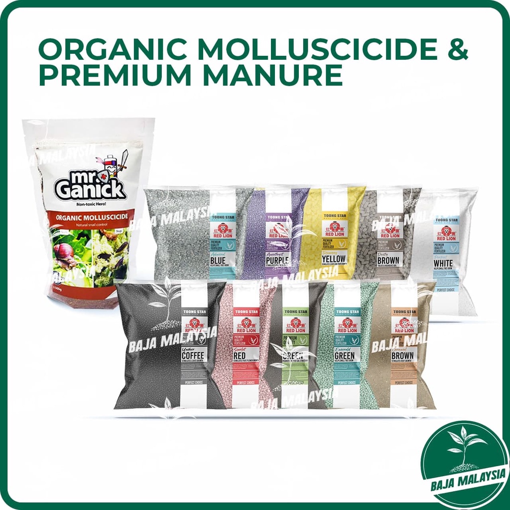 Organic Molluscicide 500g + Premium Fertilizer 1kg | Shopee Malaysia